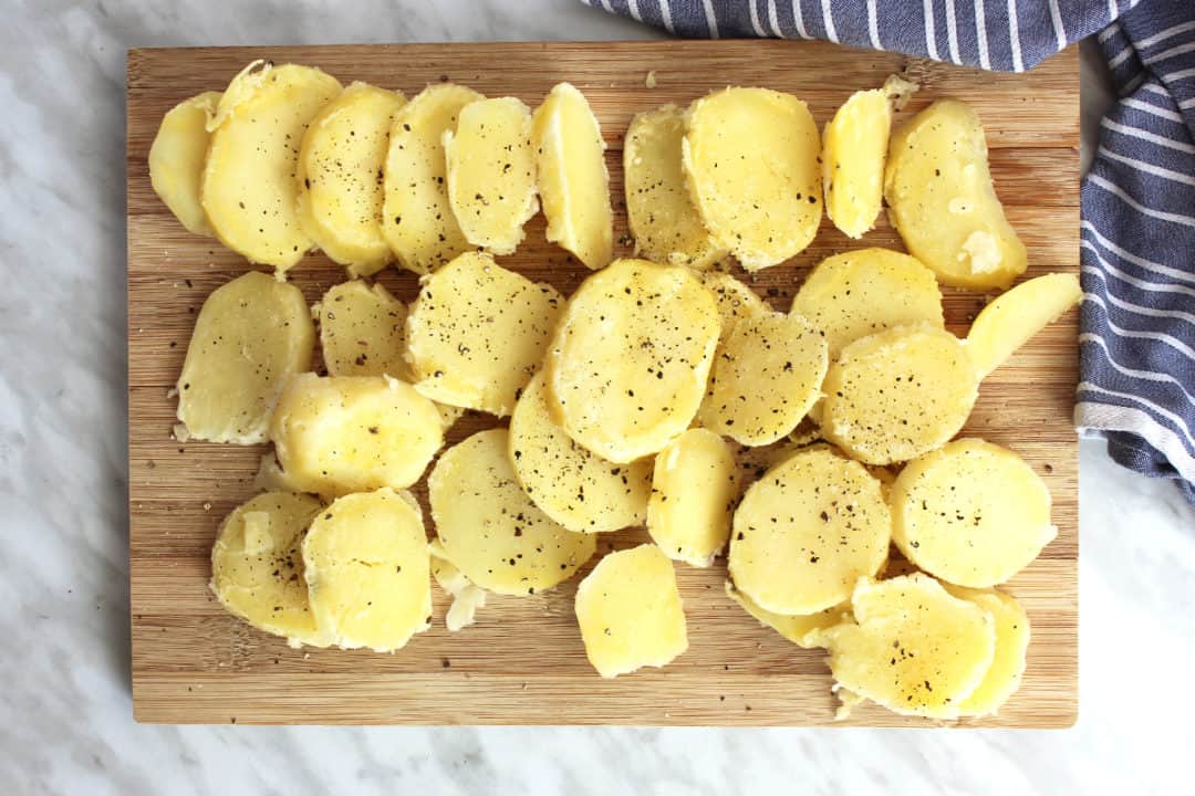 Crispy Fried Potato Slices - Bite On The Side