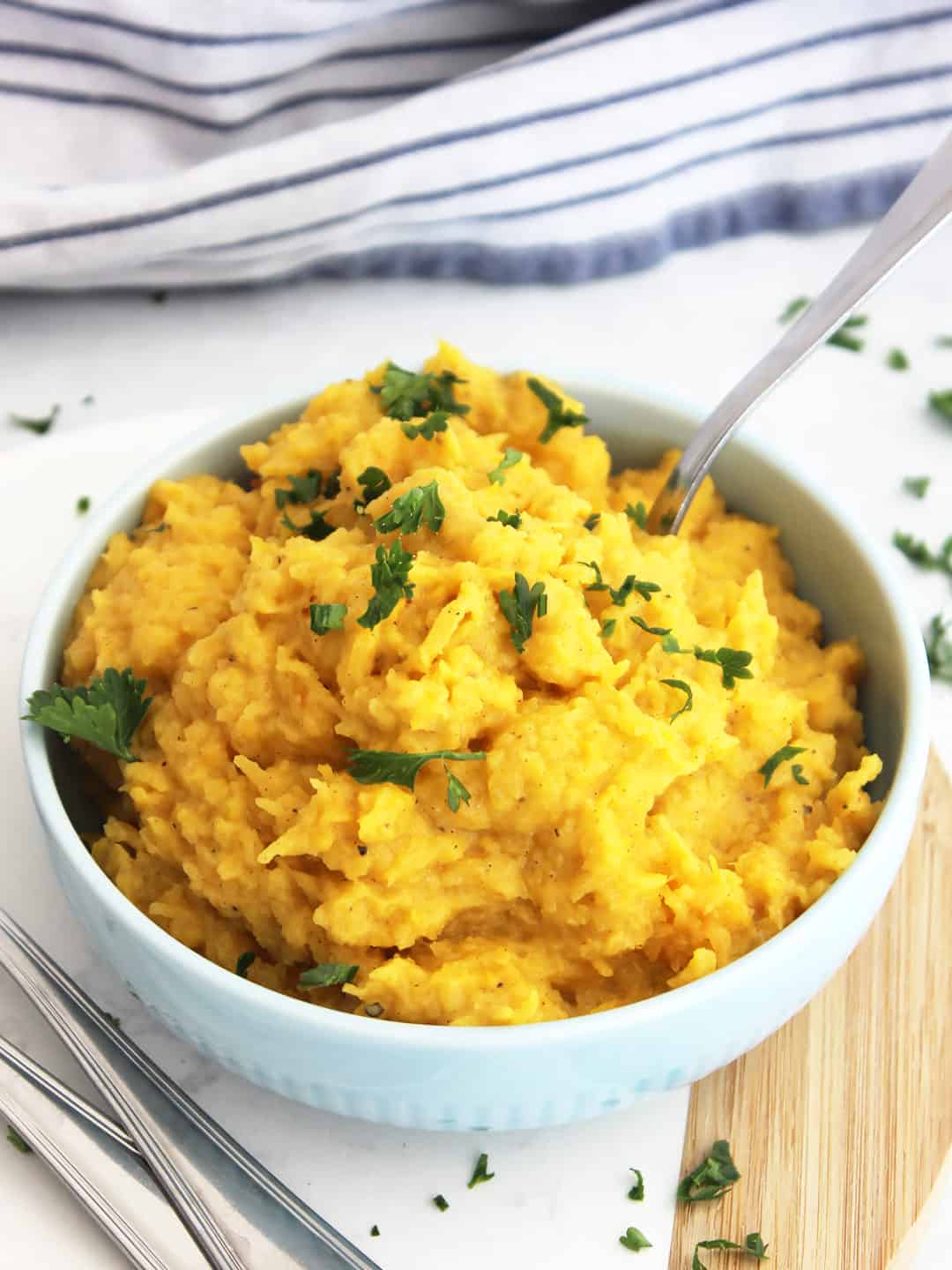 Pumpkin Mash with Cinnamon - Bite On The Side
