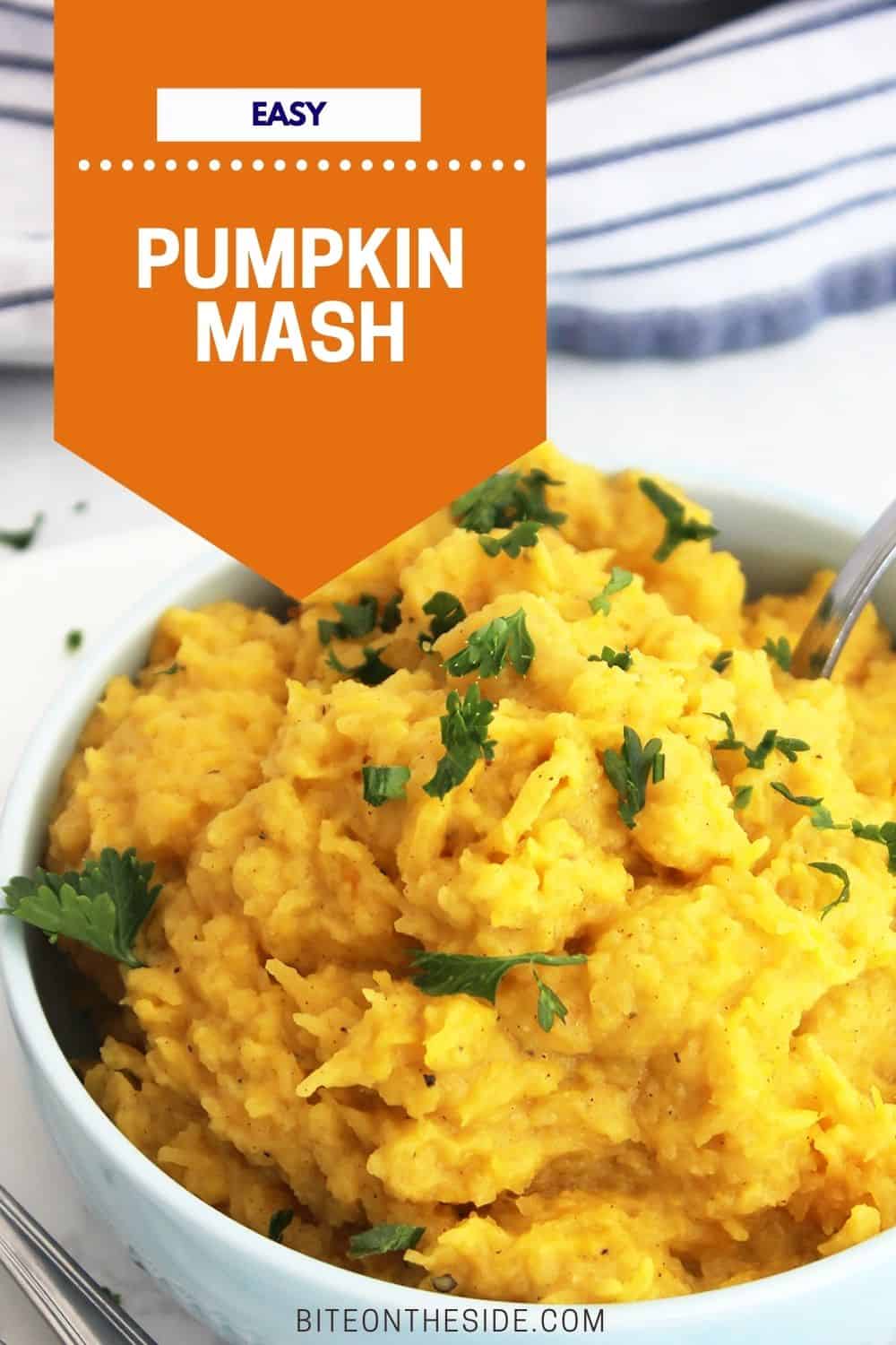 Pumpkin Mash with Cinnamon - Bite On The Side