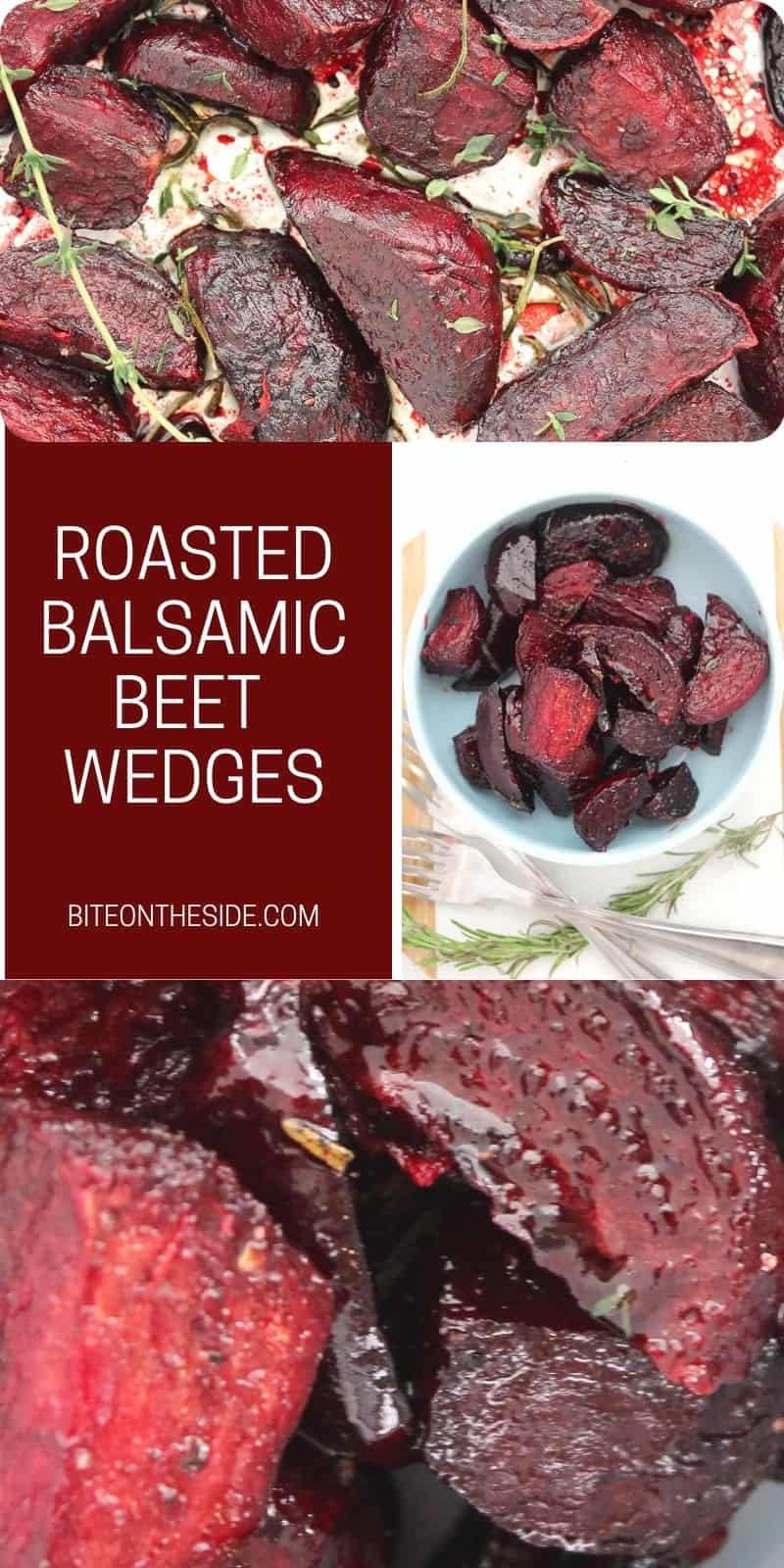 Roasted Beet Wedges with Balsamic - Bite On The Side
