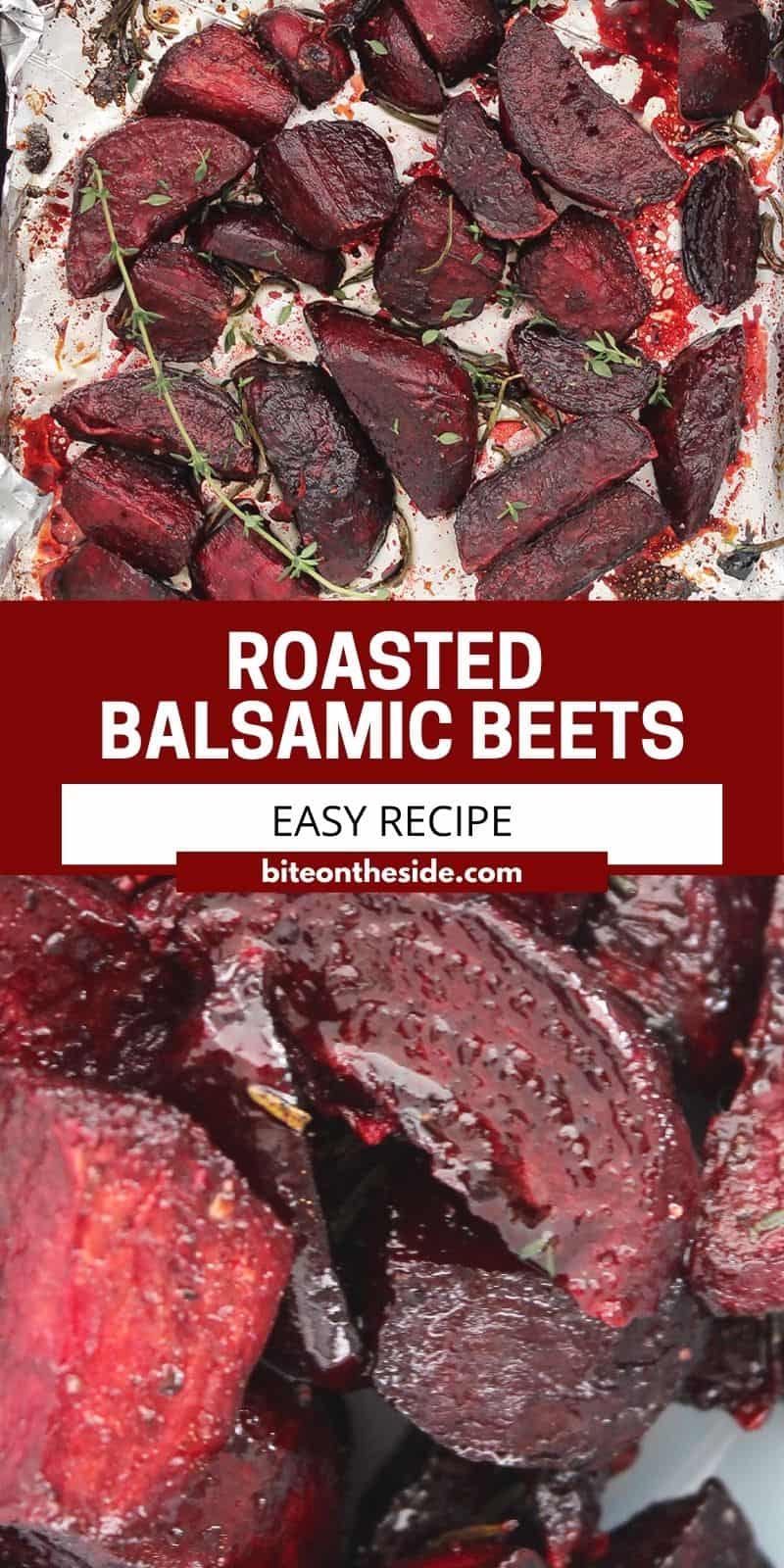 Roasted Beet Wedges with Balsamic - Bite On The Side