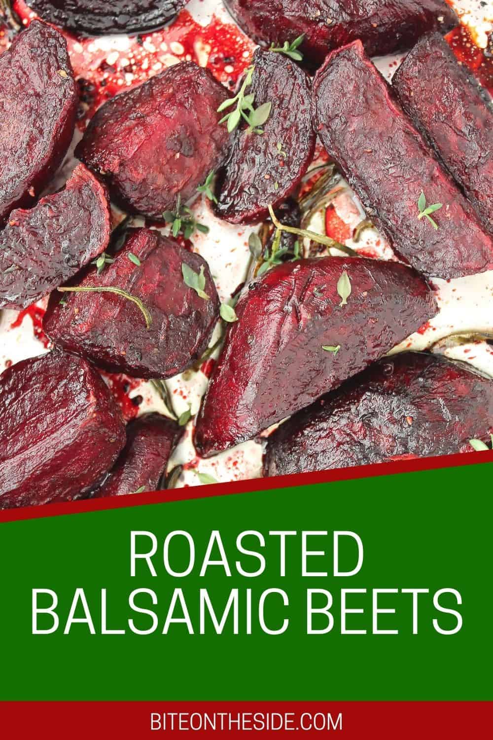 Roasted Beet Wedges with Balsamic - Bite On The Side