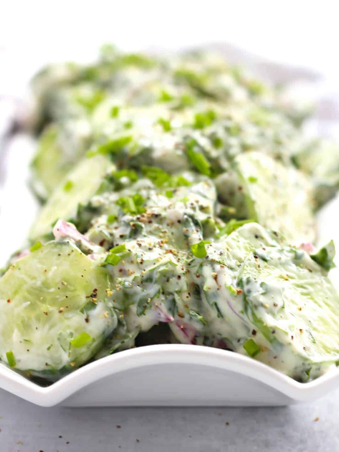 Creamy Dill Pickle Salad Dressing - Bite On The Side