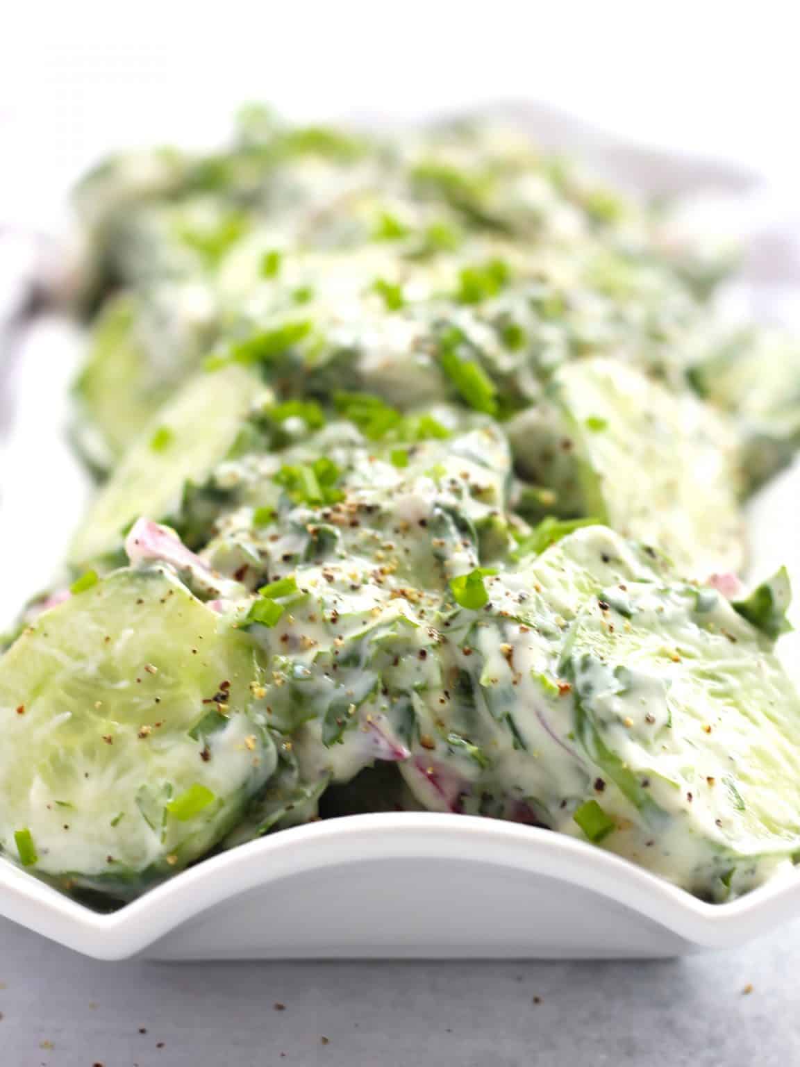 Cold Mashed Potato Salad - Bite On The Side
