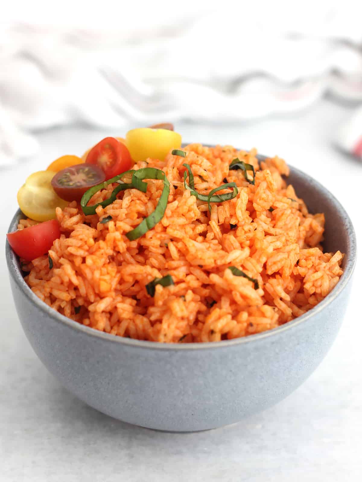 Tomato Basil Rice - Bite On The Side