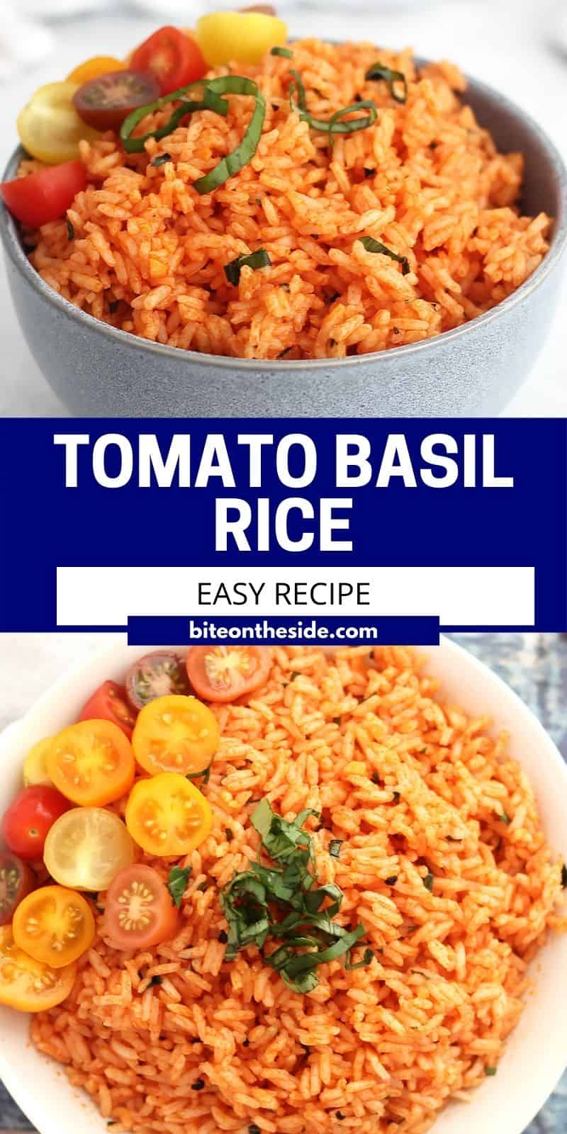 Tomato Basil Rice - Bite On The Side