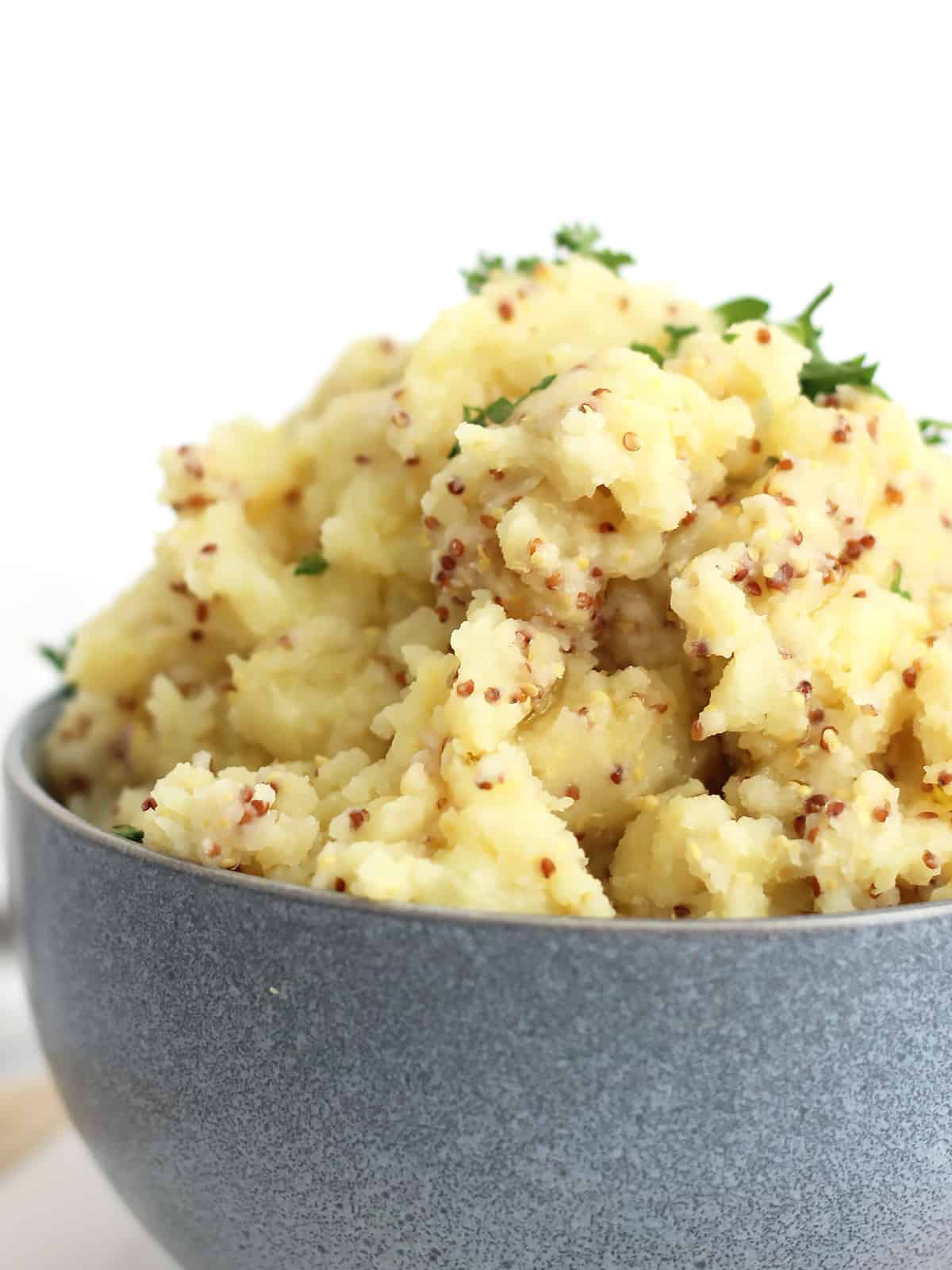 Wholegrain Mustard Mashed Potatoes - Bite On The Side