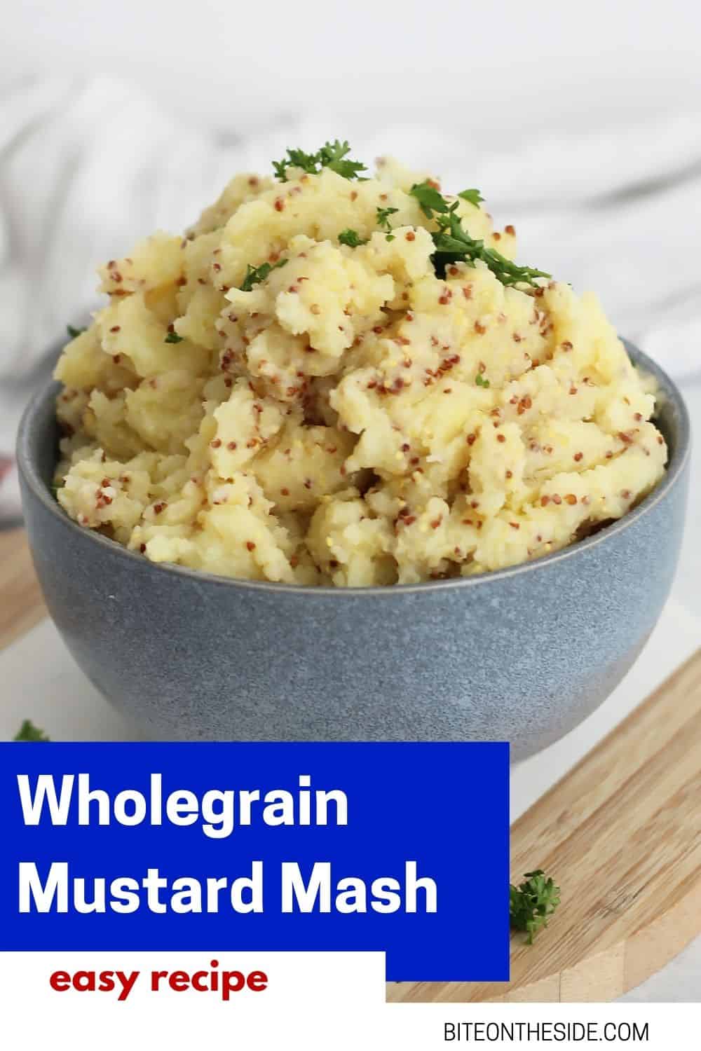 Wholegrain Mustard Mashed Potatoes - Bite On The Side