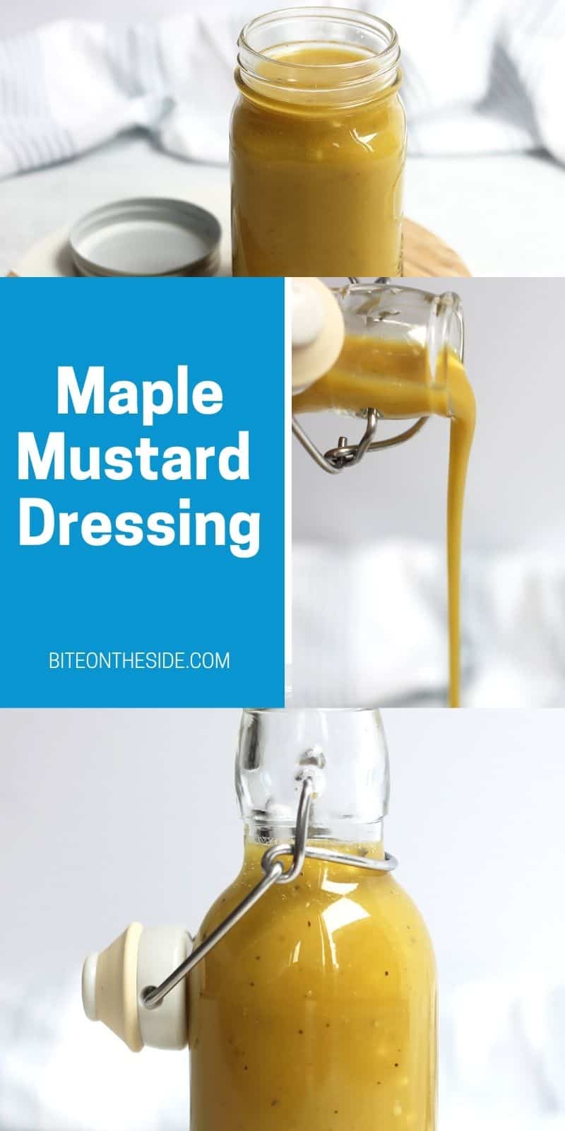 Maple Dijon Mustard Dressing - Bite On The Side