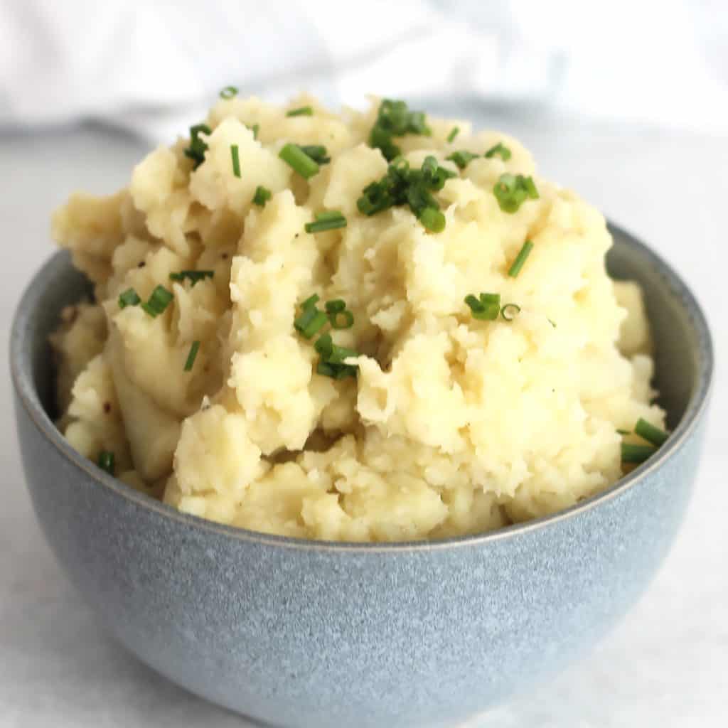 Almond Milk Mashed Potatoes (Whole30, Vegan) - Bite On The Side