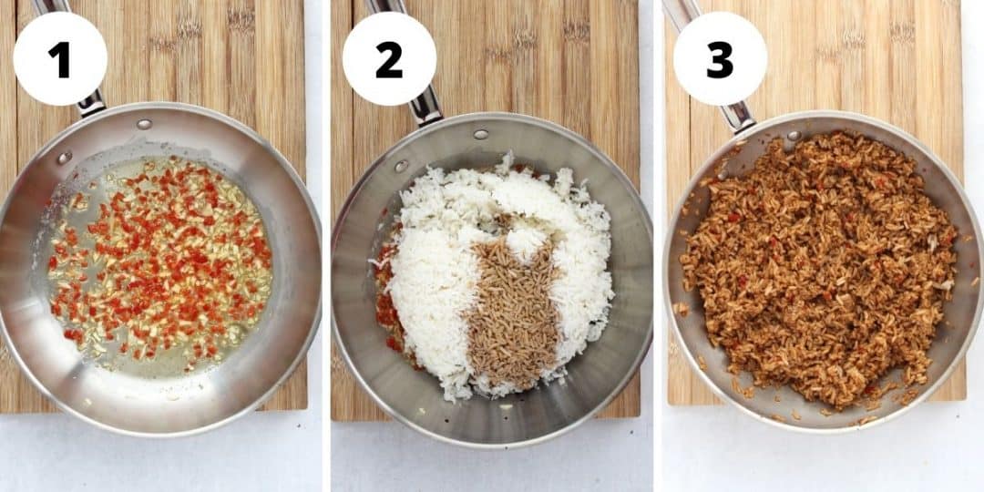 Garlic Chili Fried Rice - Bite On The Side