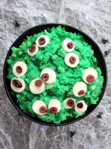 Monster Mash (Halloween Green Mashed Potatoes) - Bite On The Side