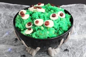 Monster Mash (Halloween Green Mashed Potatoes) - Bite On The Side