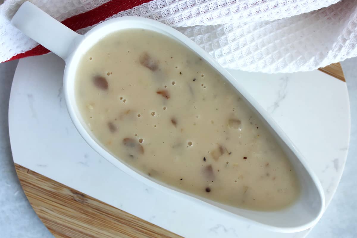 Bacon Dripping Gravy Recipe - Bite On The Side