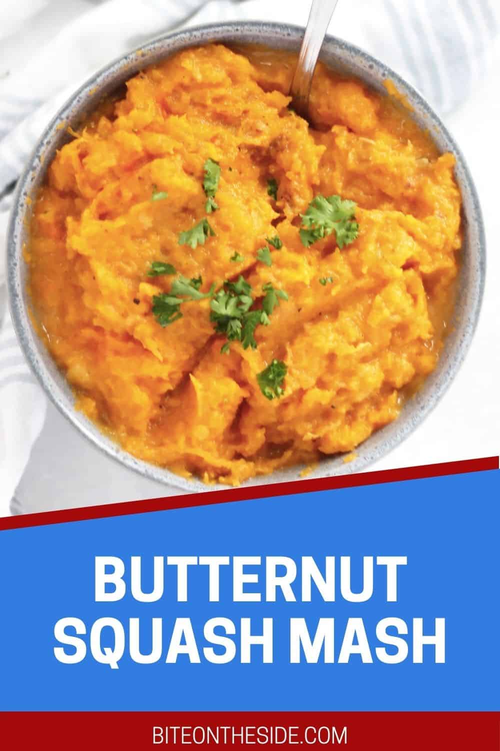 Roasted Butternut Squash Mash with Cinnamon - Bite On The Side