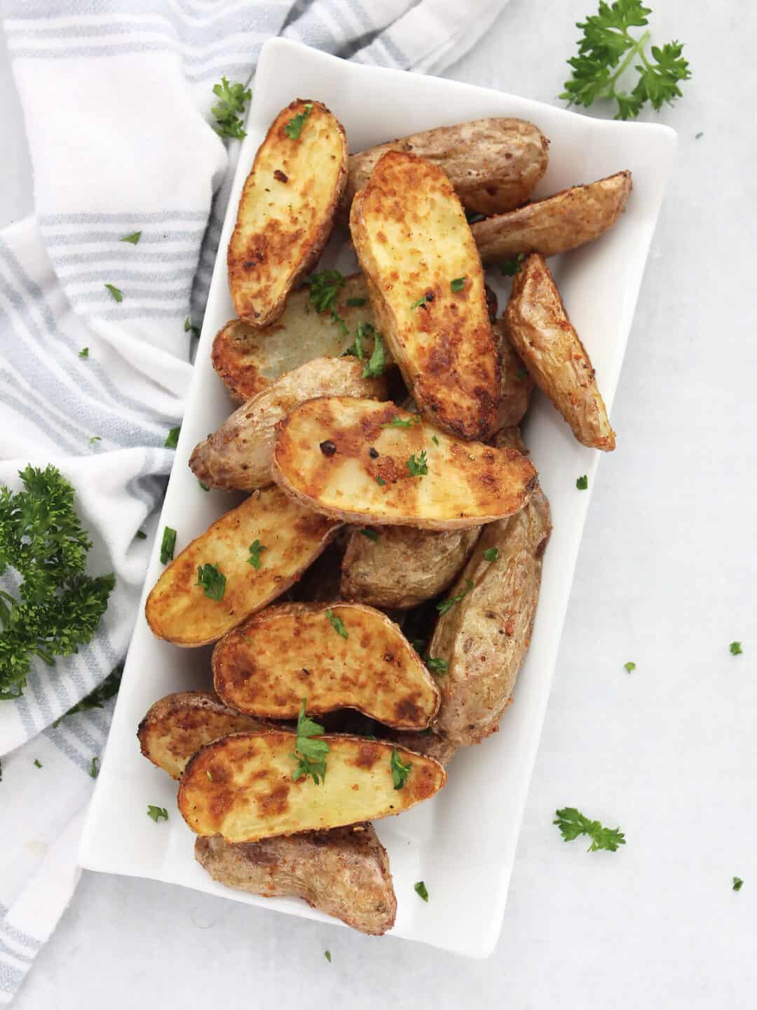 Roasted Turmeric Potatoes - Bite On The Side