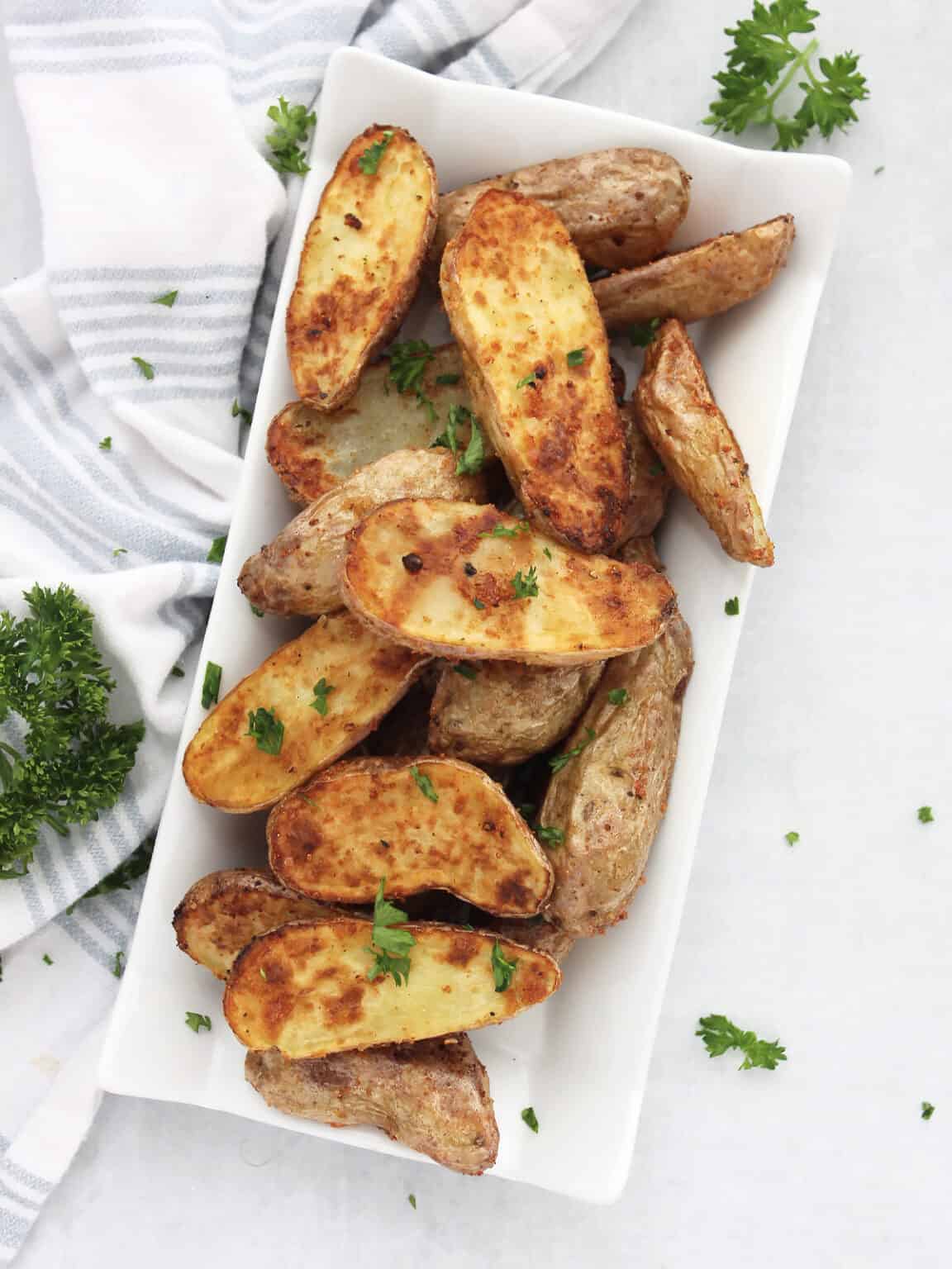 Roasted Turmeric Potatoes - Bite On The Side