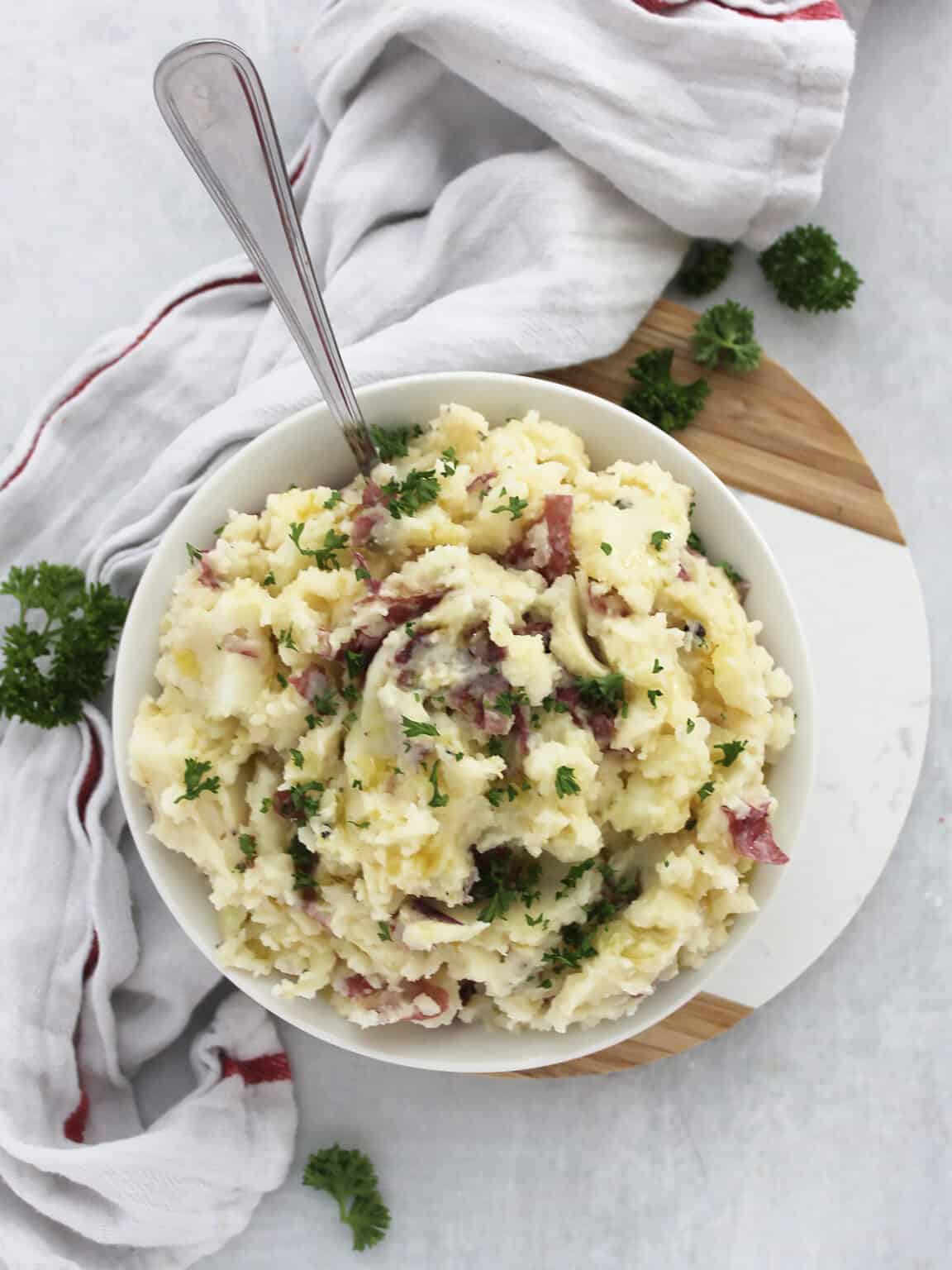 Wholegrain Mustard Mashed Potatoes - Bite On The Side