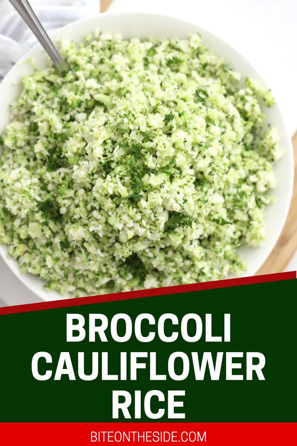Broccoli Cauliflower Rice - Bite On The Side