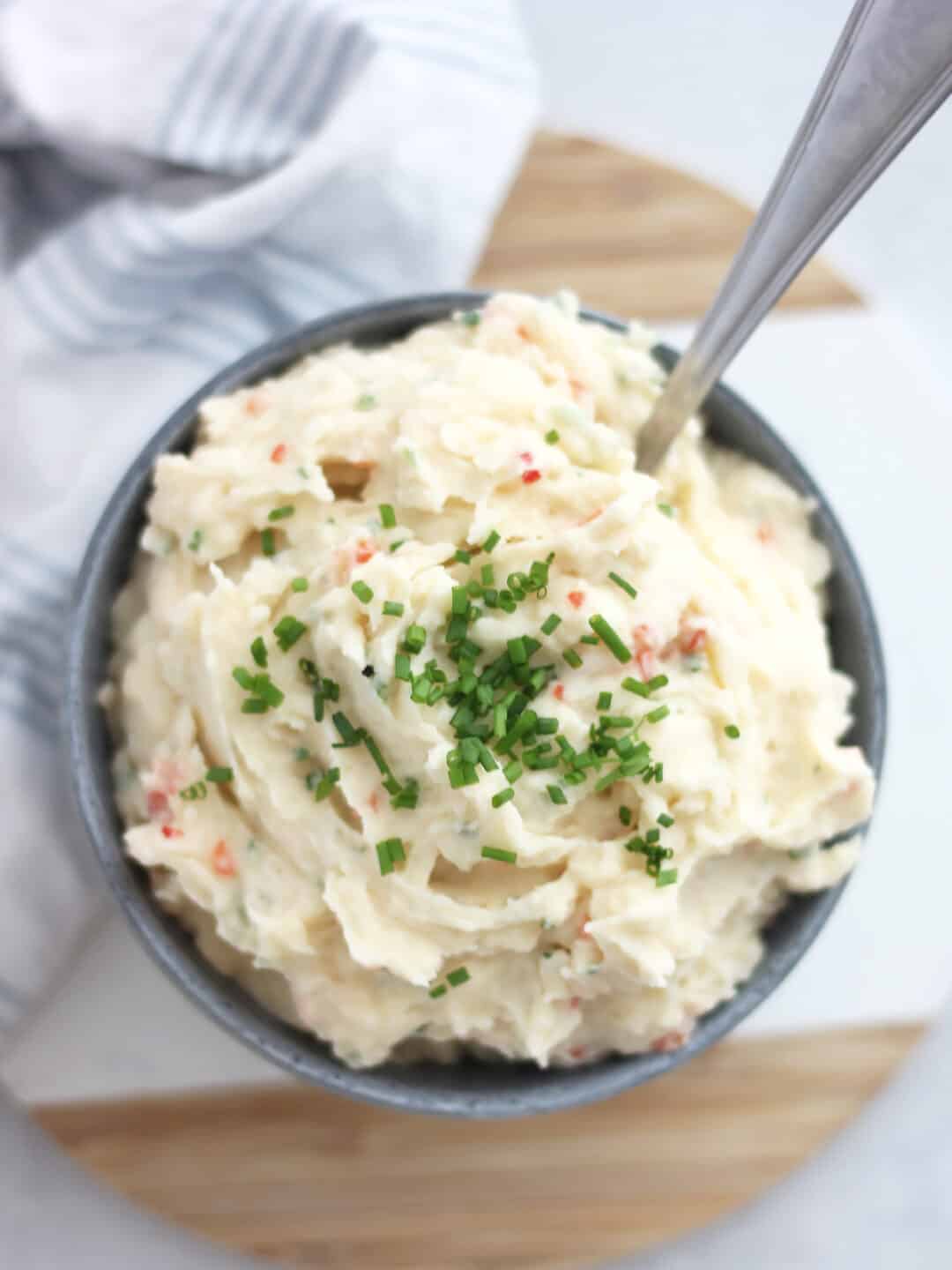 Cold Mashed Potato Salad - Bite On The Side