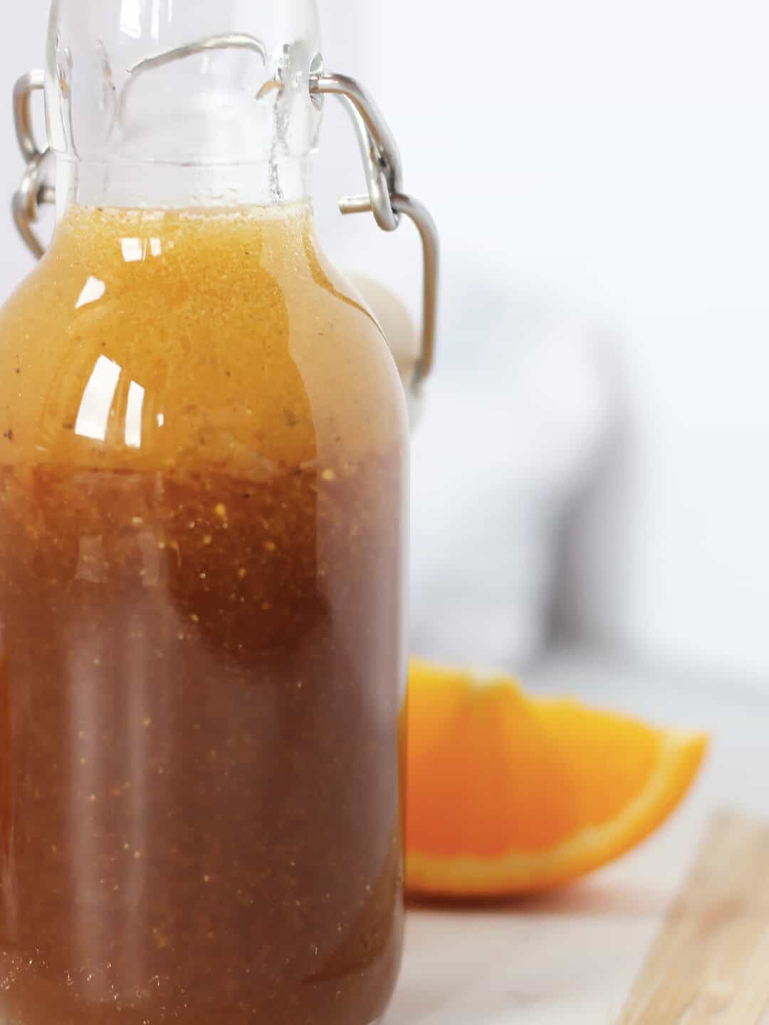Orange Balsamic Honey Vinaigrette Salad Dressing - Bite On The Side
