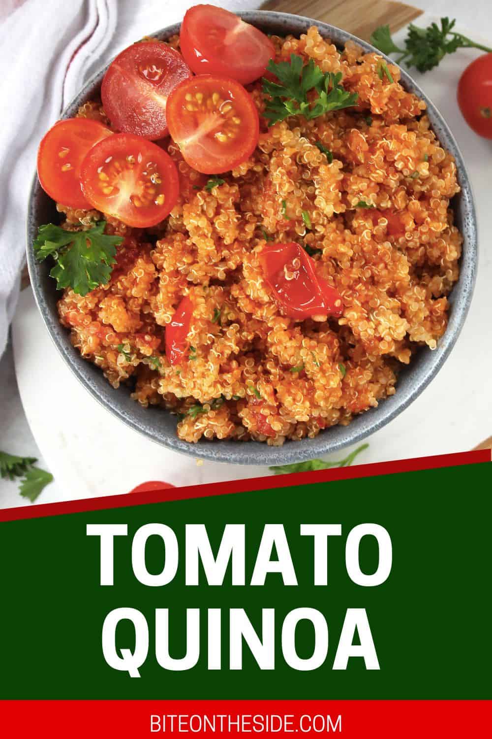 Tomato Quinoa Recipe - Bite On The Side
