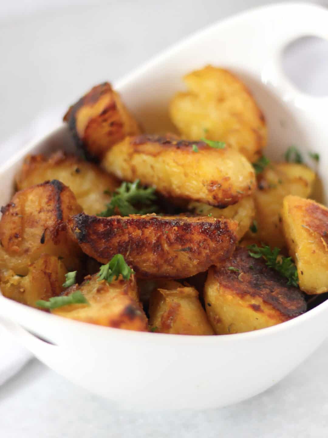 Roasted Turmeric Potatoes - Bite On The Side