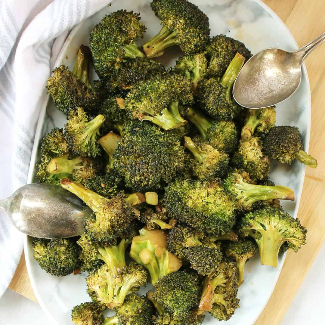 Roasted Balsamic Broccoli - Bite On The Side