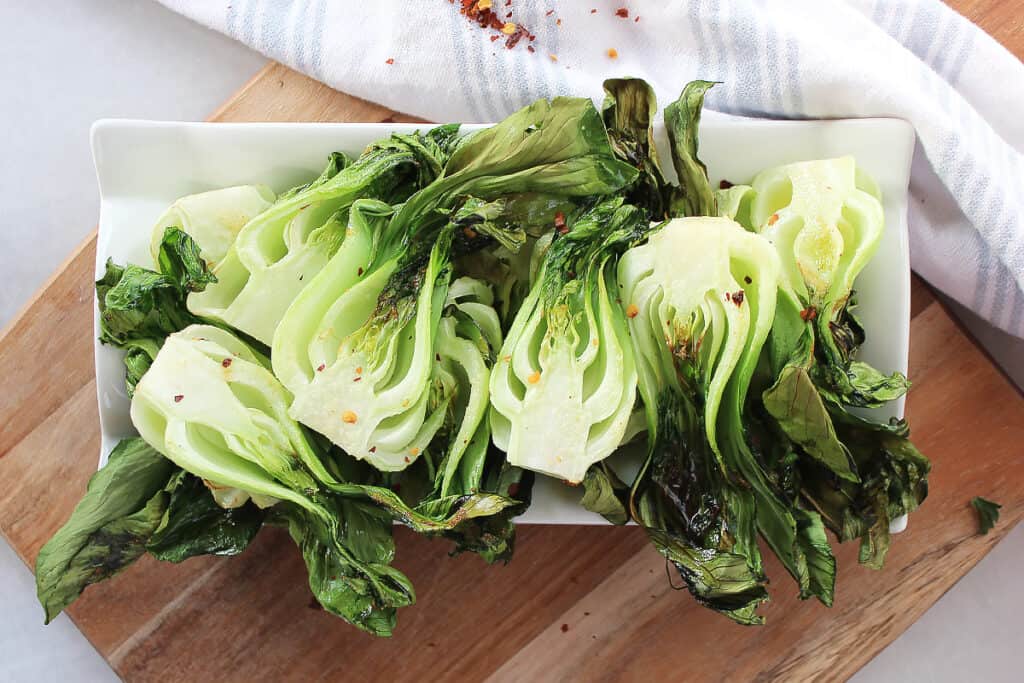 Air Fryer Bok Choy (Pak Choi) - Bite On The Side