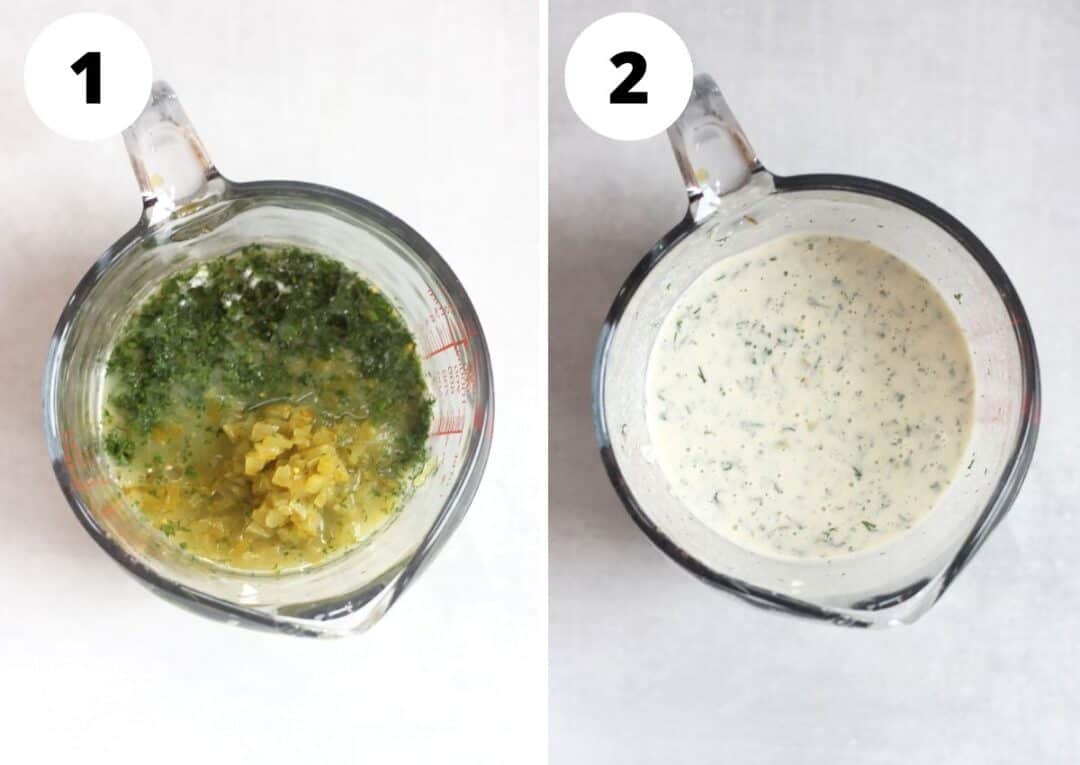 Creamy Dill Pickle Salad Dressing - Bite On The Side