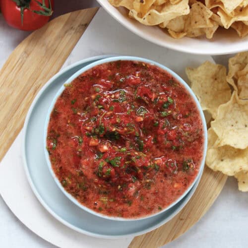 Fresh Tomato Blender Salsa - Bite On The Side